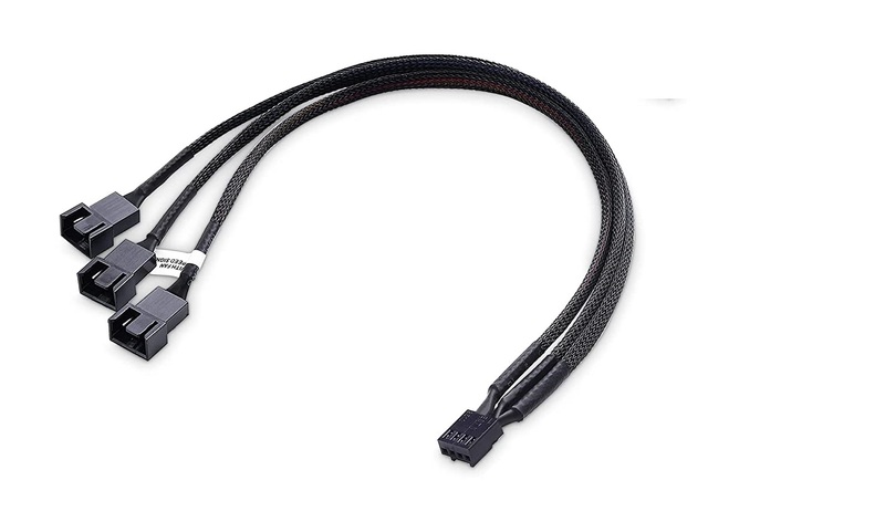 4 Pin PWM 3 way Computer Case Fan Splitter Cable - The Data Doctor